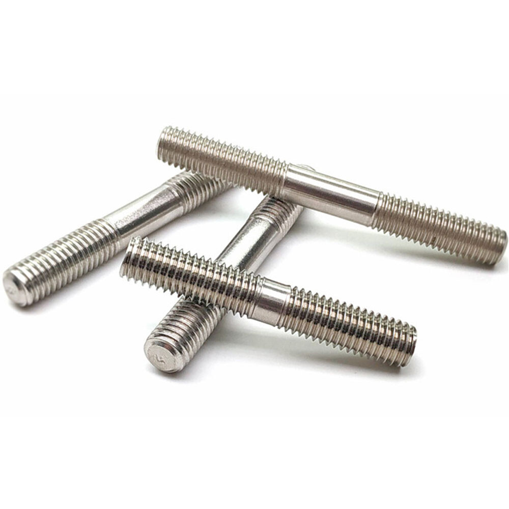 M8 -1.25 25mm-250mm A2 Stainless Steel Double End Threaded Stud Bolts ...