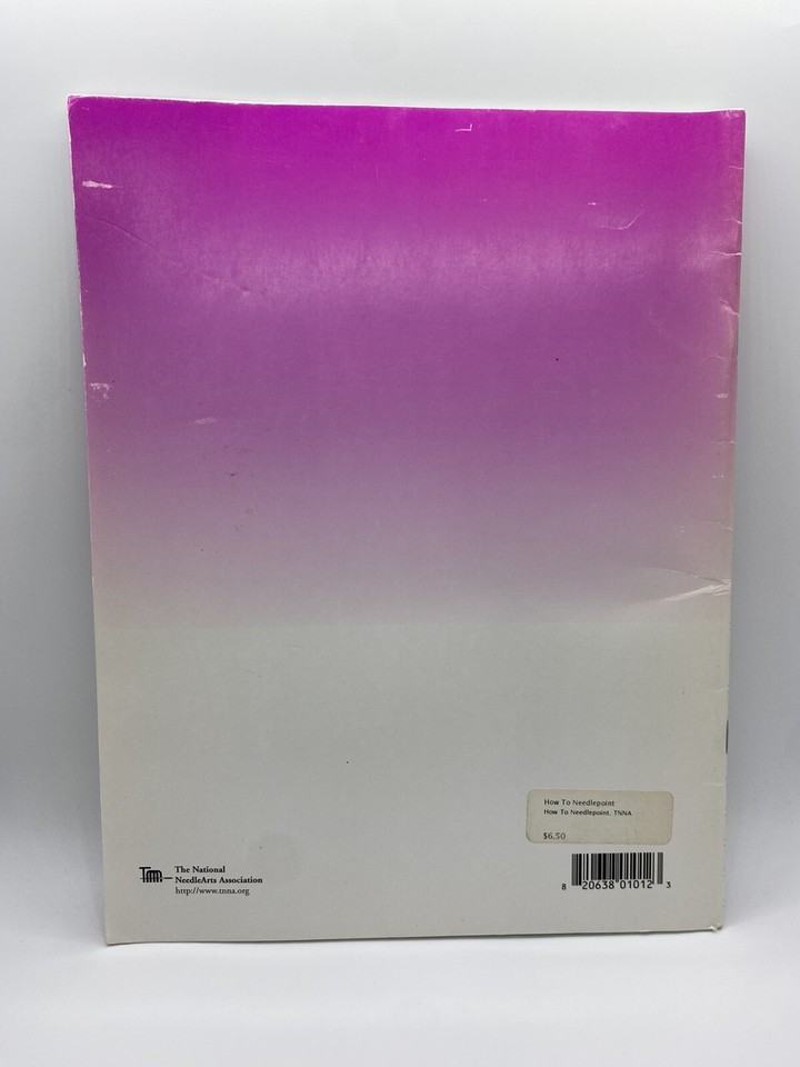 The National Needlearts TNNA Books: How To Needlepoint [Revised Edition - Vol 1] | eBay