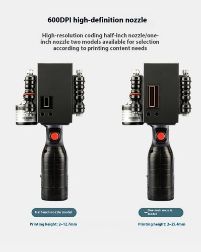 Intelligent Handheld Inkjet Printer, Small Coding Machine, Fully ...