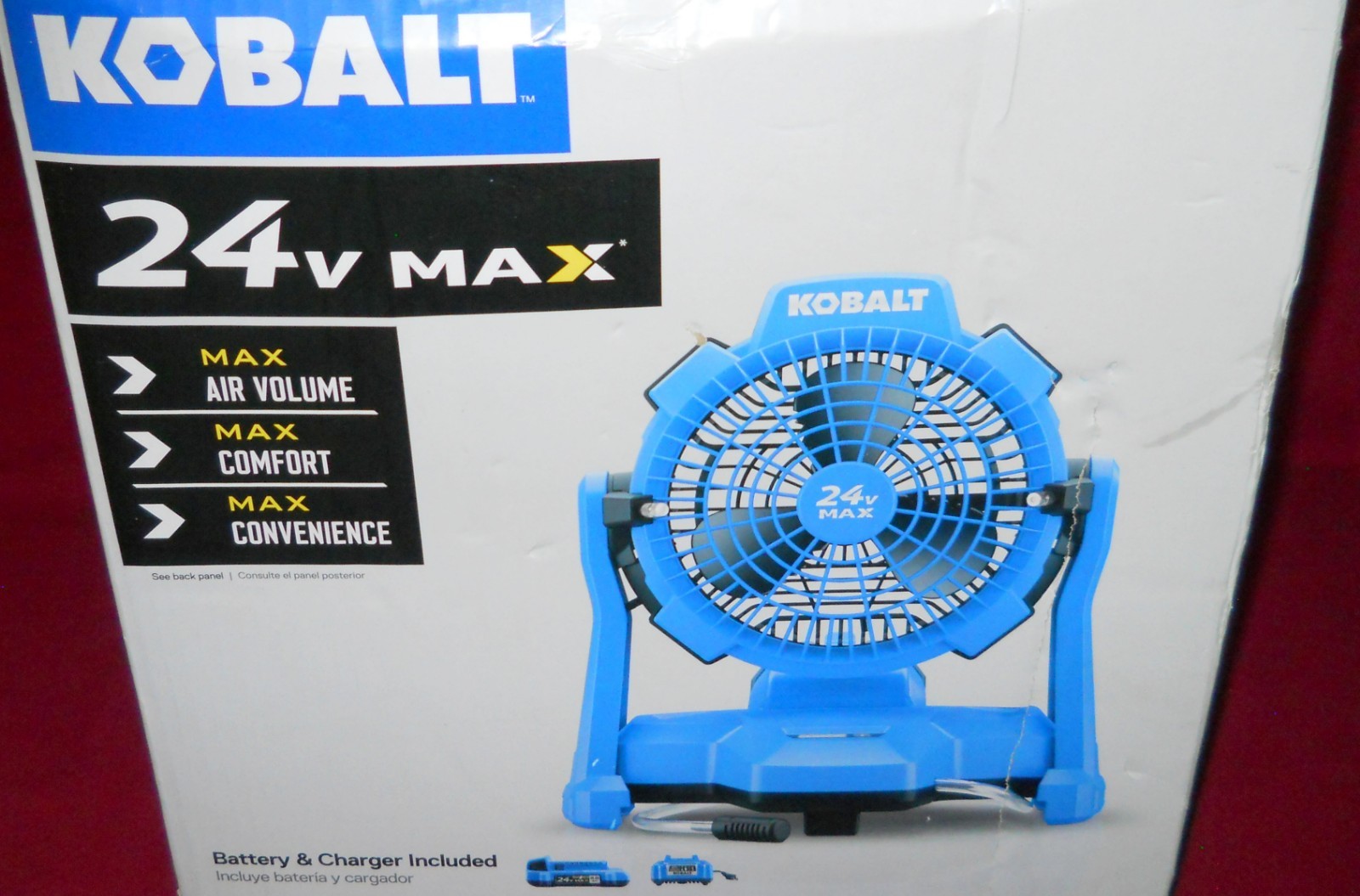 Kobalt 24V 7-in 1 3-Speed Indoor/Outdoor Misting Stand Fan for sale ...