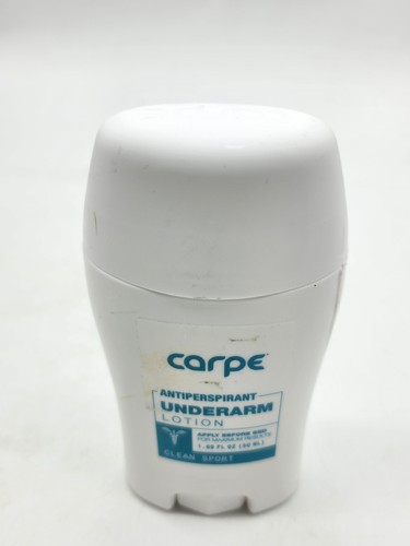 New Carpe Underarm Lotion Antiperspirant Clean Sport 1.69oz 50mL Exp 11 ...