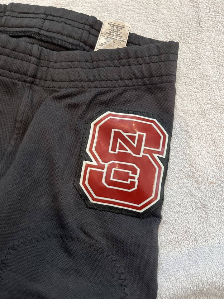USED Adidas Football Practice Pants Black NC State Logo W Pads | eBay