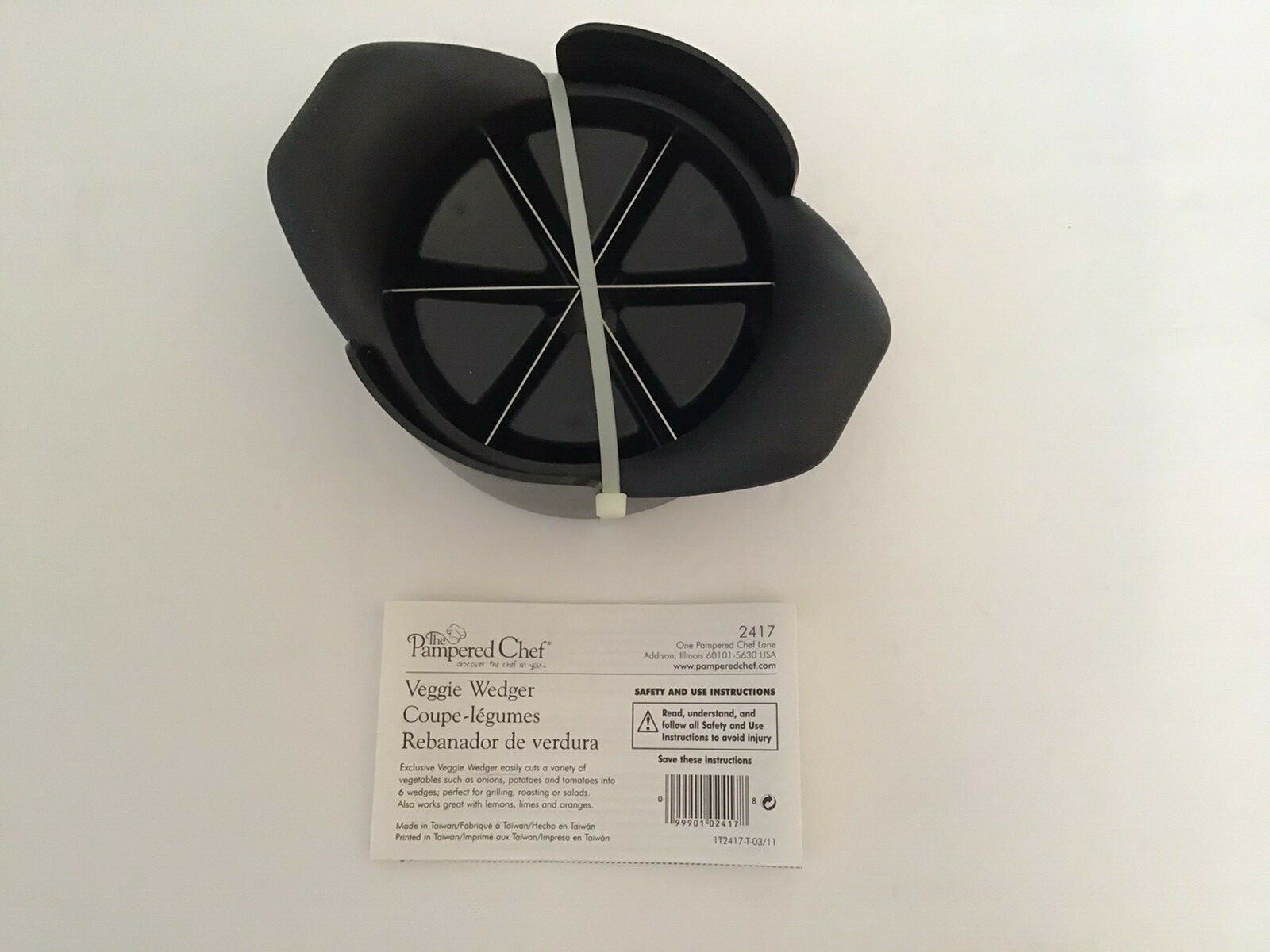 Pampered Chef Veggie Wedger Cutter #2417 NO BOX | eBay