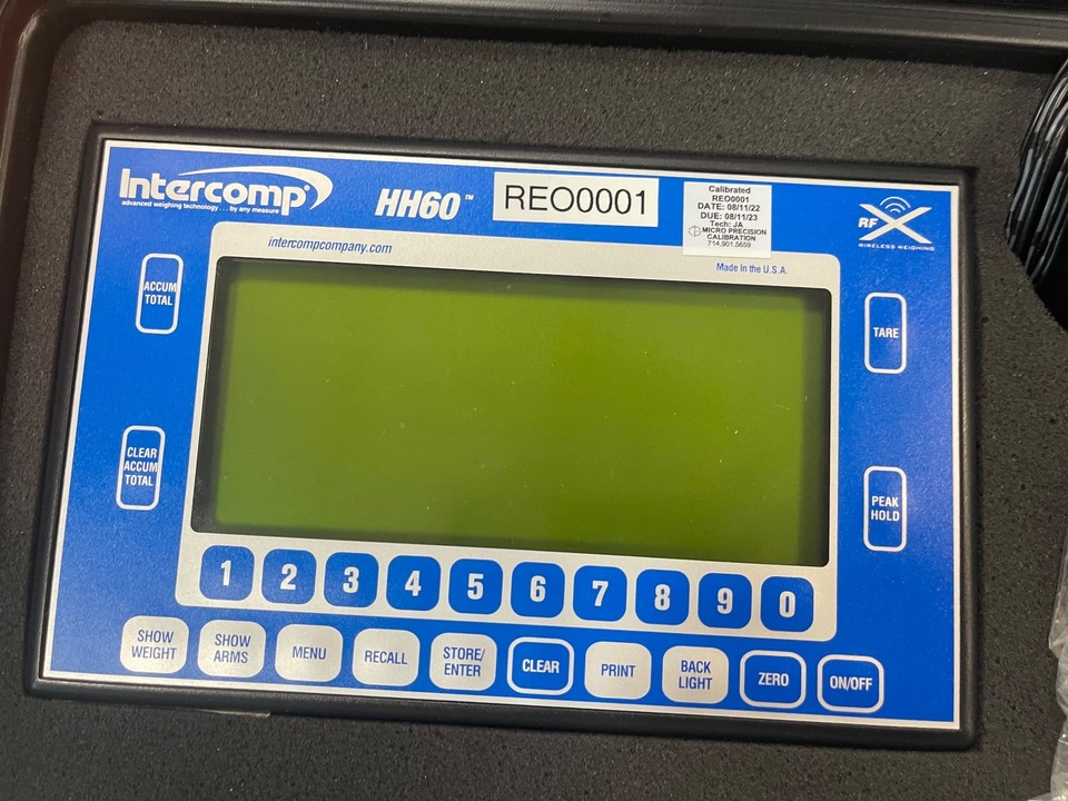 Intercomp 101225-RFX HH60 Wireless Handheld Scale Indicator RFX ...
