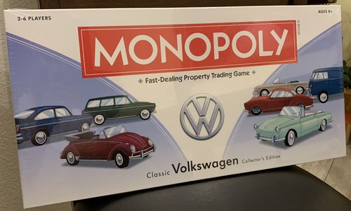 RARE FIND Monopoly Classic Volkswagen VW Collector's Edition Board Game ...