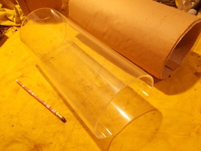 ACRYLIC TUBE machinable plastic round pipe stock 6" OD x 1/8" WALL x 12 ...
