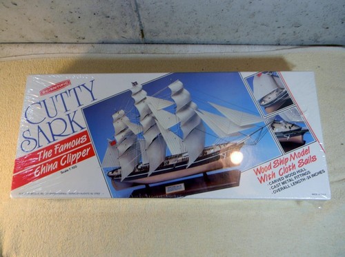 Scientific Cutty Sark Famous China Clipper Wood Ship Model Kit ~SEALED ...