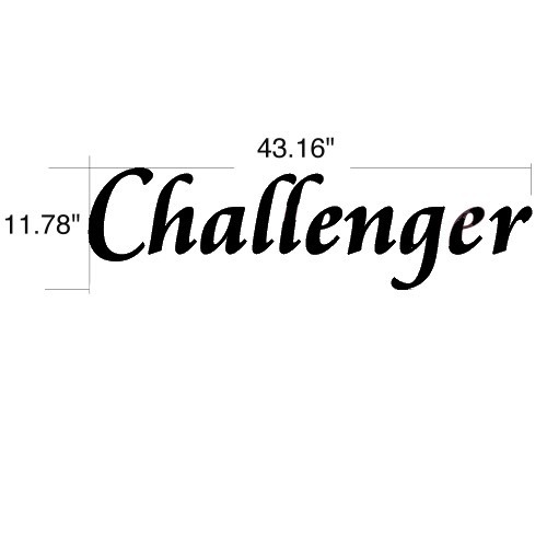 Challenger by Keystone DECAL STICKER RV TRAILER Camping Class C A L@@K ...