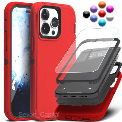 Shockproof Heavy Duty Case For iPhone 15 14 Plus 13 12 11 Pro Max ...