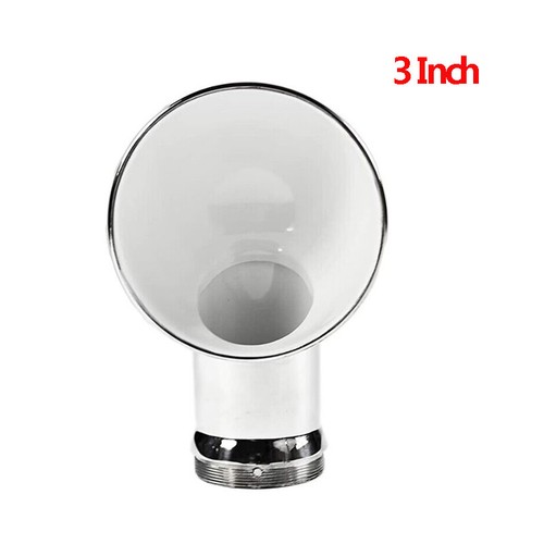 3" 316 Grade Stainless Steel Round White Cowl Vent Marine Boat Yacht ...