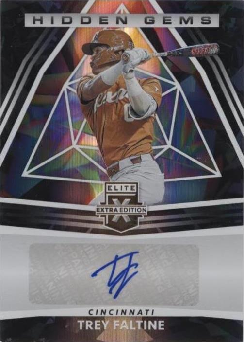 2022 Panini Elite Extra Edition - Hidden Gems Trey Faltine #HG-TF Black ...
