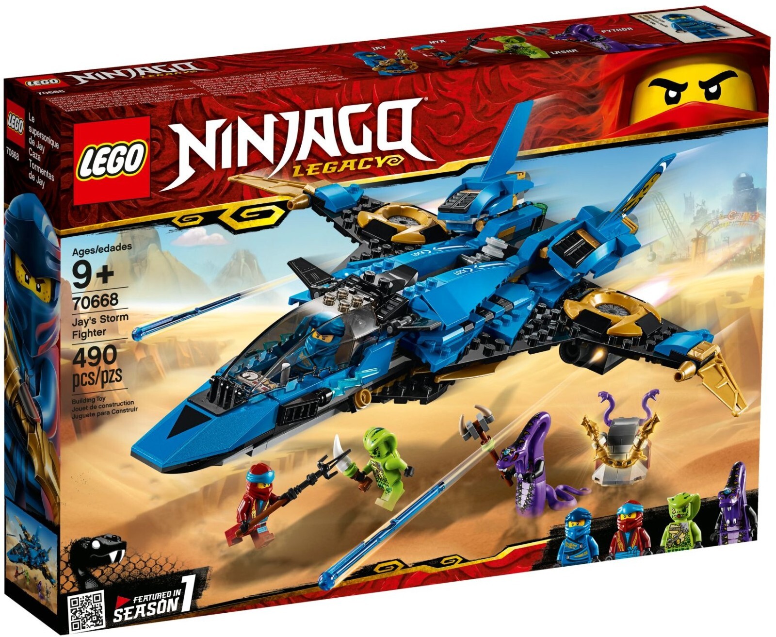 LEGO® Ninjago® Dragon Temple Mech Oni Gold Flash Titanium Sailor Snake ...