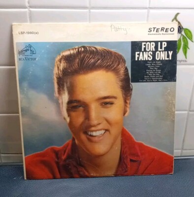 Elvis Presley For LP Fans Only Vinyl Rare w/ Inner LSP 1990 (e) | eBay