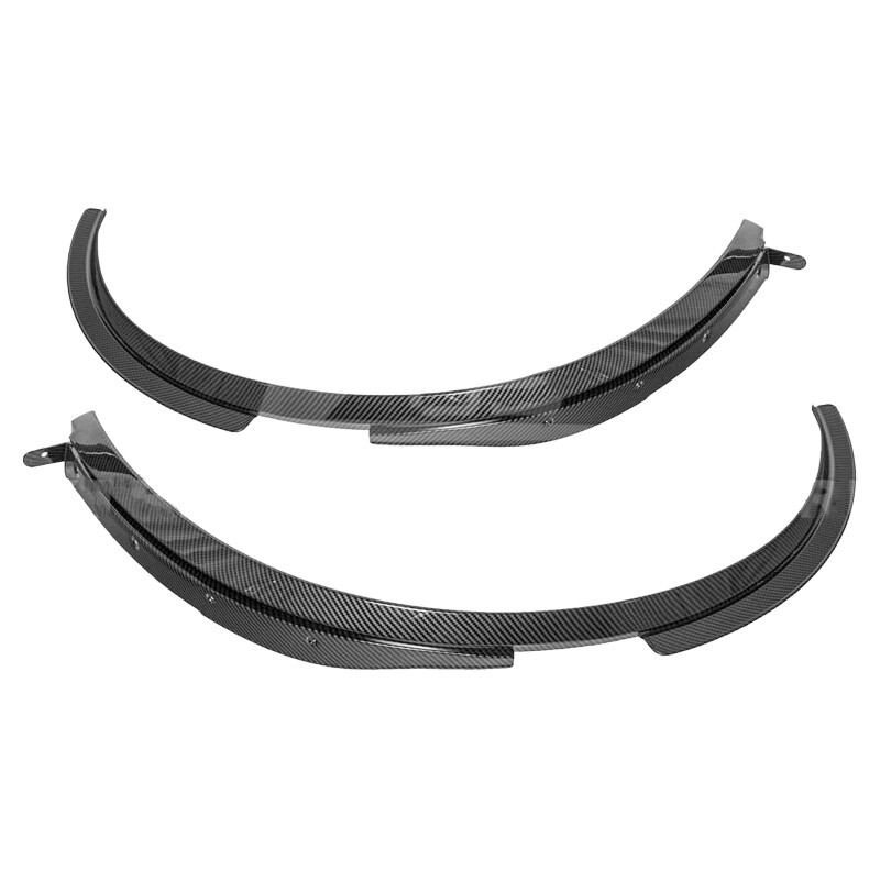 For 2020-Up Corvette C8 CARBON STYLE Front Wheel Molding Fender ...