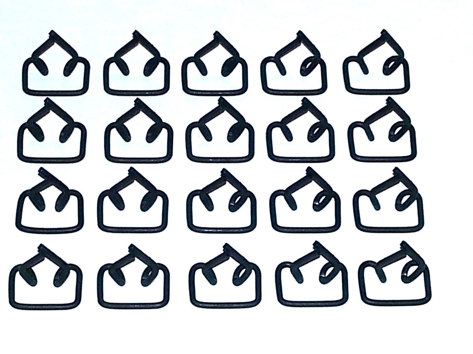 1/2"x 11/16" Body Fender Molding Trim Clips Fits Chrysler Dodge ...