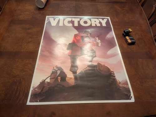 *Damaged* Official Valve Store Team Fortress 2 Poster Soldier Victory ...