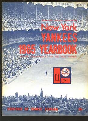 1965 MLB Baseball New York Yankees Yearbook EX | eBay