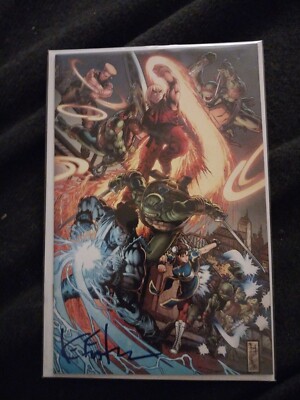 IDW 1 - TMNT vs. Street Fighters RE Variant W/ Kevin Eastman Autograph ...