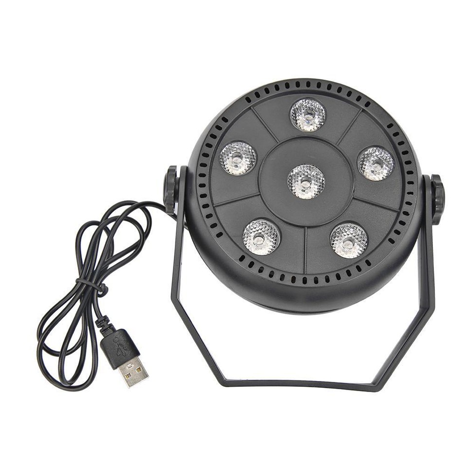 6LEDs LED Projector Lamp 5V Mini Colorful Light RGB Stage Light Home ...