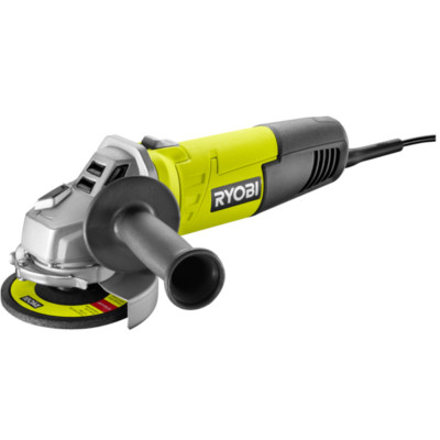 Ryobi 750W 100mm Angle Grinder 11000rpm SpindleLock 2-Position Handle ...