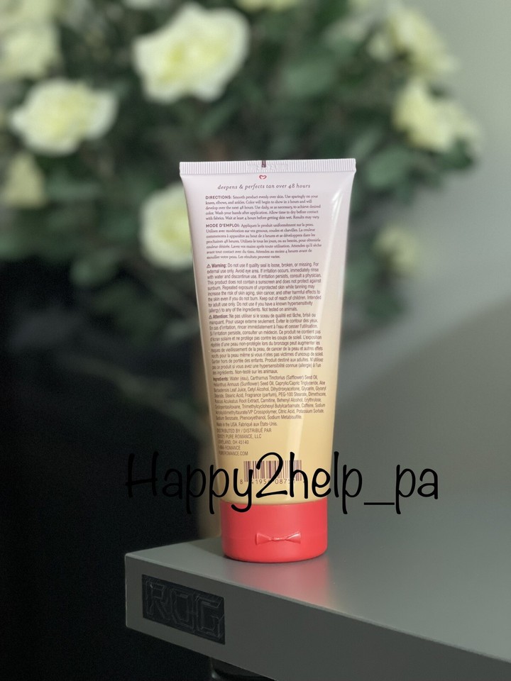 Pure Romance Coco Glow Tanning Lotion Light- Medium No Orange Color | eBay