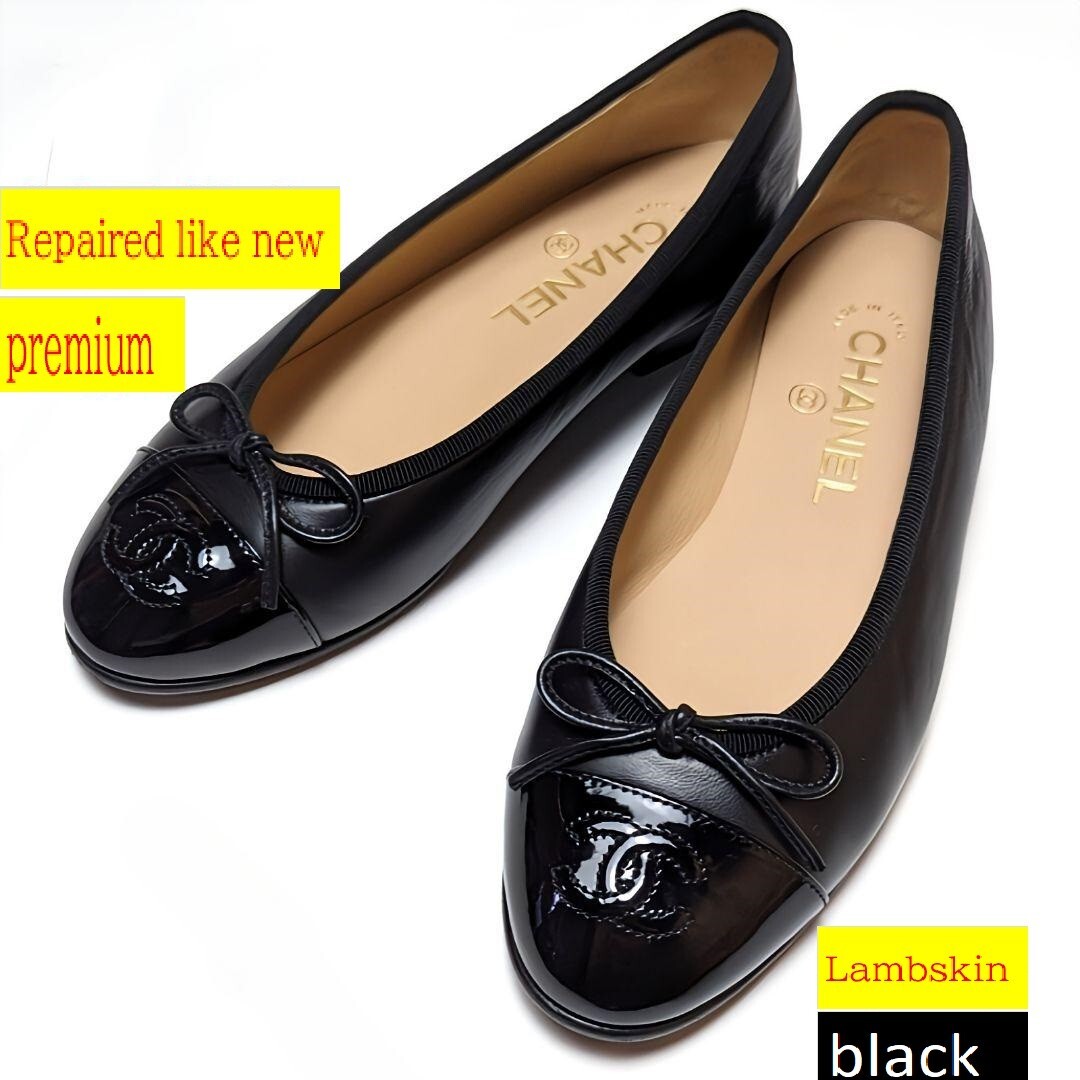 Authentic Chanel Ballet Shoes Pumps size 35C | eBay