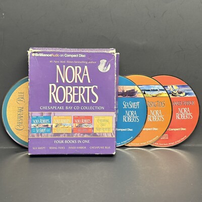 NORA ROBERTS Audiobook CD CHESAPEAKE BAY Collection 4 AUDIO BOOKS ...