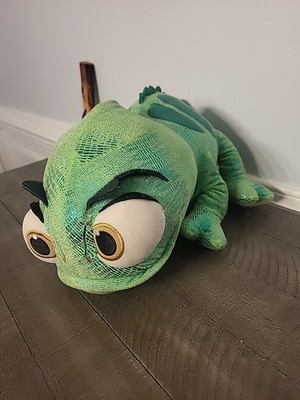 Disney Rapunzel Tangled Pascal Plush Chameleon Green Metallic Shiny ...