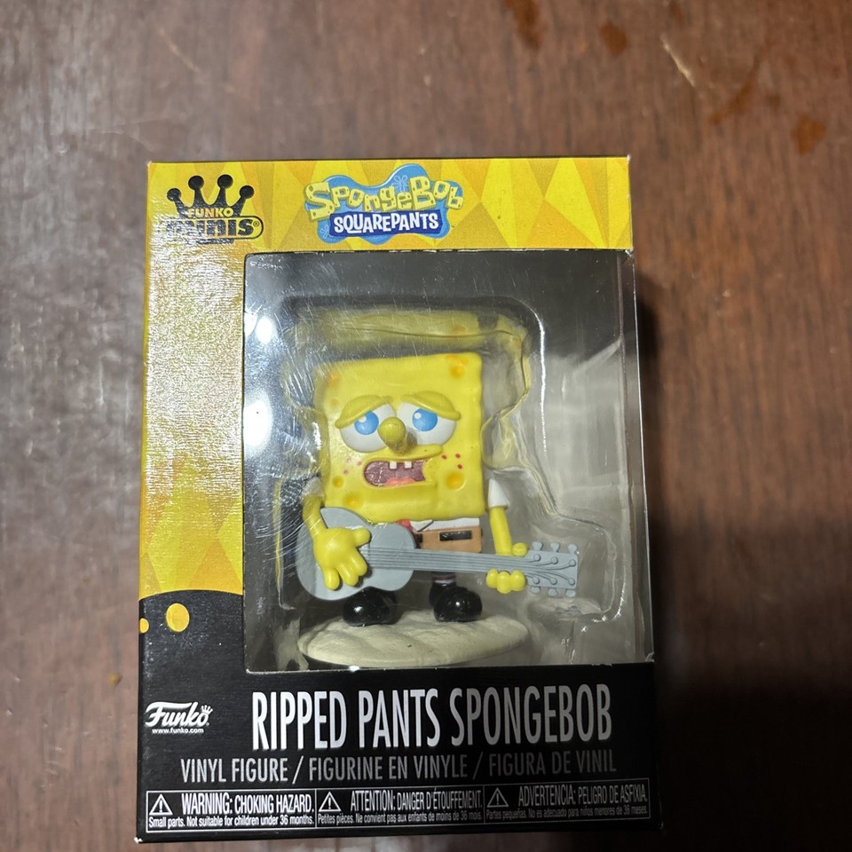SPONGEBOB SQUAREPANTS Five Below Funko Minis Vinyl Figure RIPPED PANTS ...