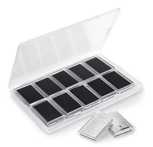 1 Oz Silver Bar Holder, 20 Pcs Silver Bar Capsule Storage Bar Capsule ...