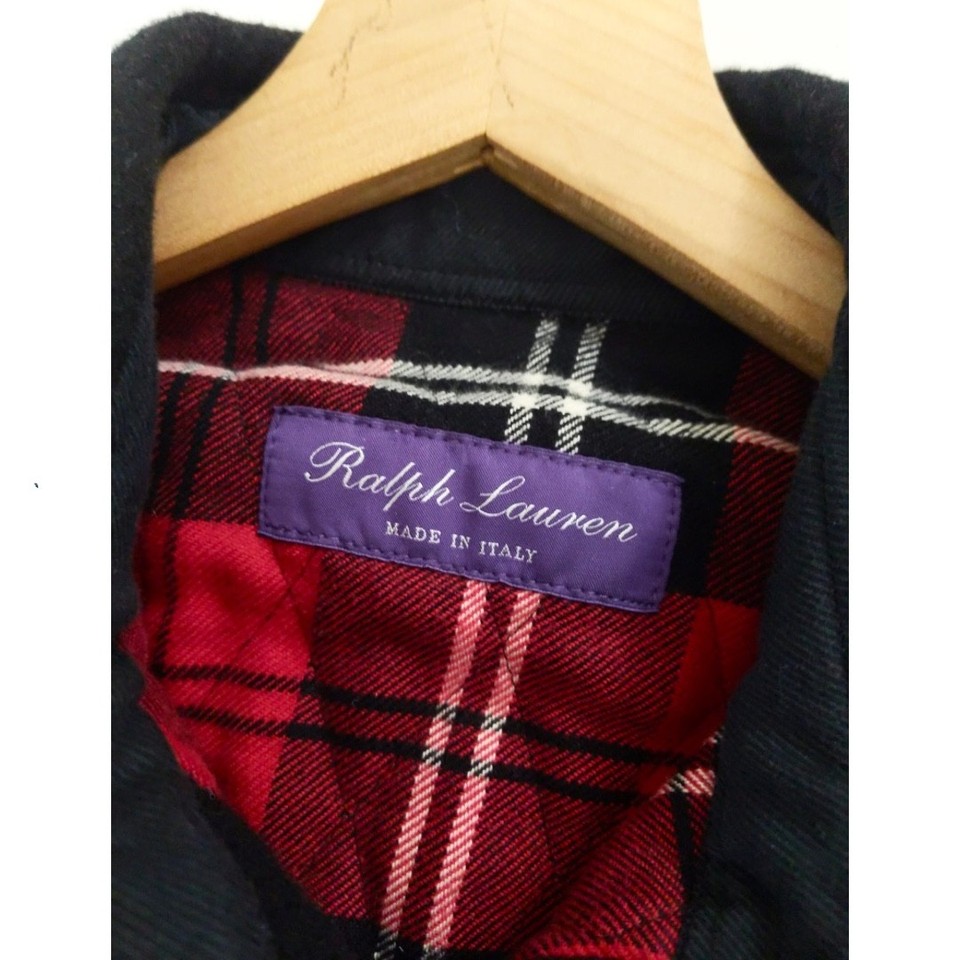 Ralph Lauren Purple Label Quilted Shirt Jacket Sample - Med - NWT | eBay