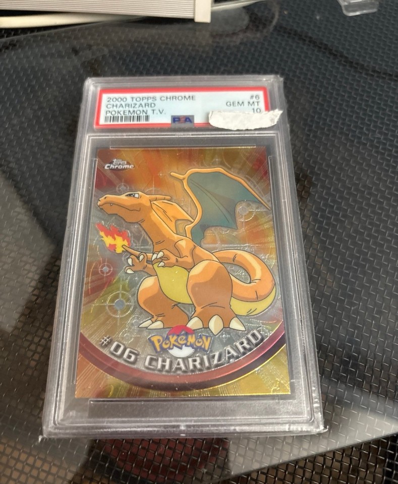 Pokemon Topps Chrome Charizard #6 Holo PSA 10 GEM MINT | eBay