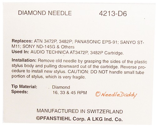 NEW IN BOX STEREO STYLUS NEEDLE FOR Sanyo ST44J ST-44J MG44J MG-44J NEW ...