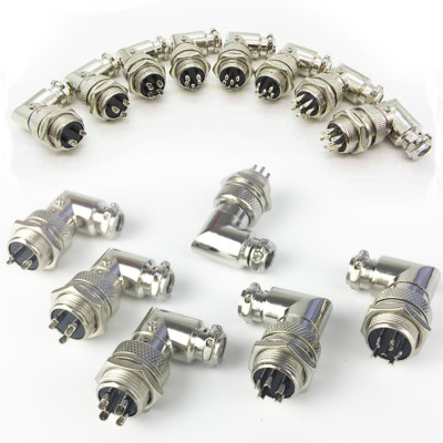 2pin 3pin 4pin 5pin 6pin 7p 8Pin Aviation Right Angle Ham Microphone ...