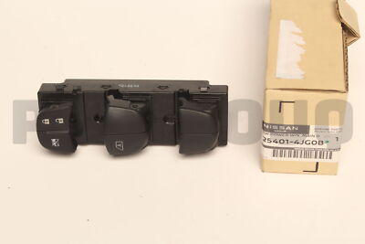 254014JG0B Genuine Nissan SWITCH POWER WINDOW,MAIN 25401-4JG0B | eBay