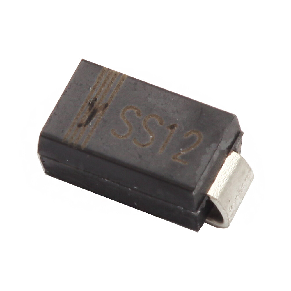 100pcs Ss12 1n5817 1a/20v Sma Do-214ac Schottky Diodes 1 100pcs SMA ...