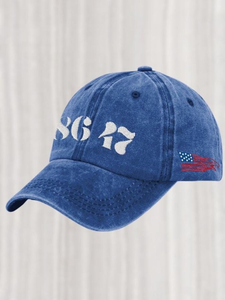 Embroidered 8647 Trump Washed Cap, Funny Liberal Classic Hat, Political ...