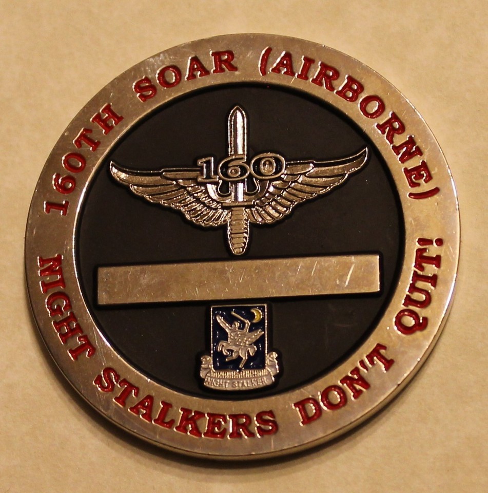 160th SOAR (Airborne) Night Stalkers The Renegades Army Challenge Coin ...