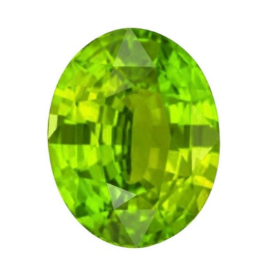 Peridot Oval Cut Loose Gemstone 10x8mm Flawless Loose Gemstone 2.1 Cts ...