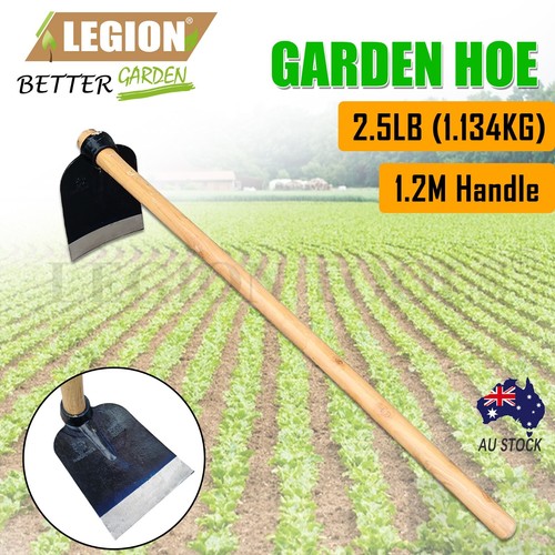 Flat Hoe With 120cm Wooden Handle Flat Mattock Gardening Farming Hand ...