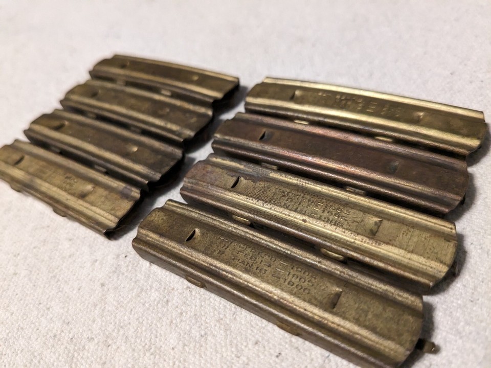 US Model 1903 Springfield (Patent Marked) Early Pre-WWI Brass Stripper ...