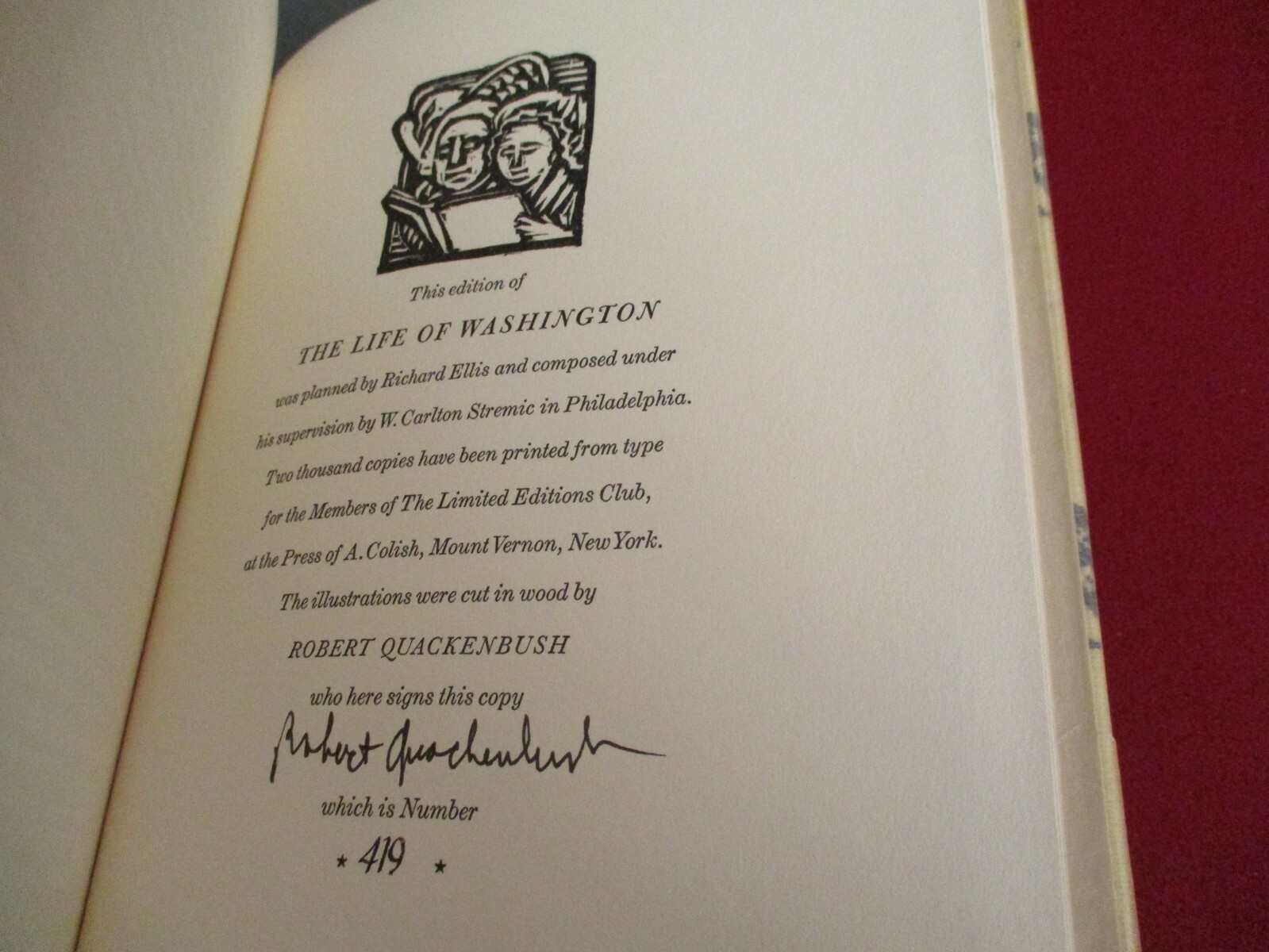 The Life of George Washington by Mason Weems (1974) The Limited ...