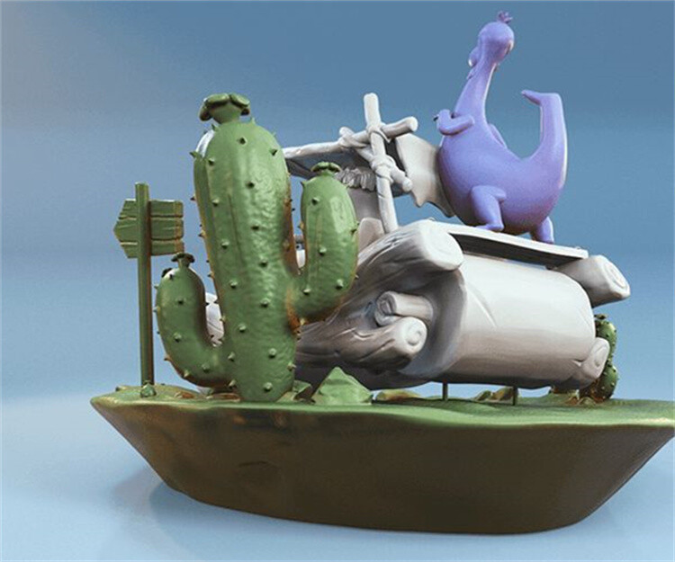 The Flintstones Unassembled Unpainted 3D Printing Resin Model Kits ...