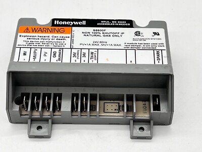 Honeywell S86F Intermittent Pilot Ignition Module for Natural Gas ...