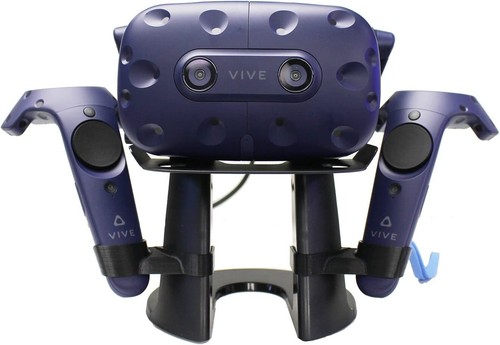 AMVR VR Headset Display Stand and Controllers Holder for OG Vive / PRO ...