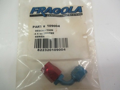 Fragola Performance Systems 109004 3000 Series 90 deg. Hose End, -4 AN ...