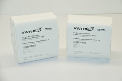 Lot of 300 NEW VWR Absorbent Pads 15.2 x 15.2 cm (6 x 6") 95057-862 | eBay