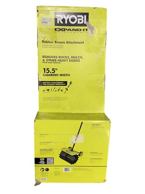 Ryobi 15.5 Inch Rubber Broom EXpand-It Attachment | eBay