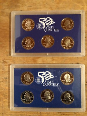 10 Coin US Mint Proff Set w) State Quarters 1999 & 2000 | eBay