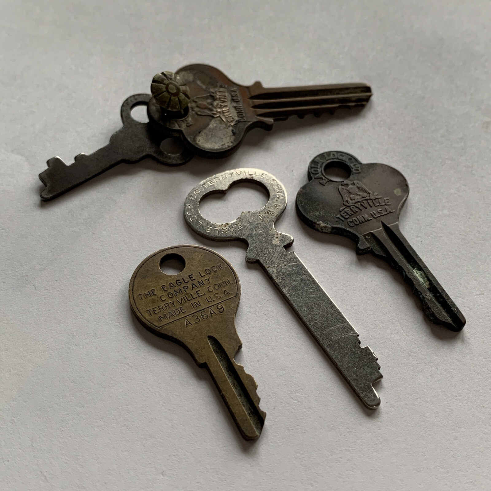 EAGLE LOCK CO - TERRYVILLE Connecticut Replacement Keys Vintage Antique ...